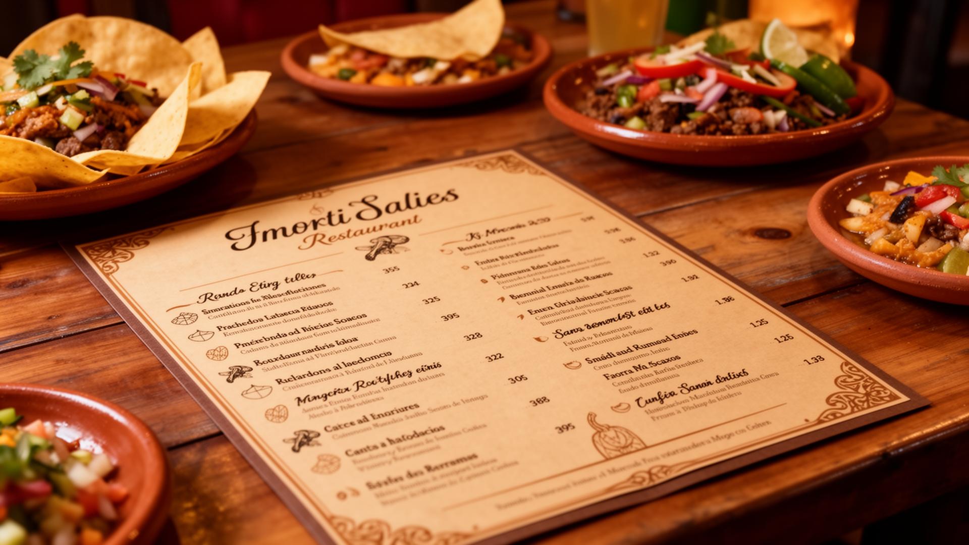 Menús para Restaurante en Mazatlán | Plastificado | Imprenta Junior